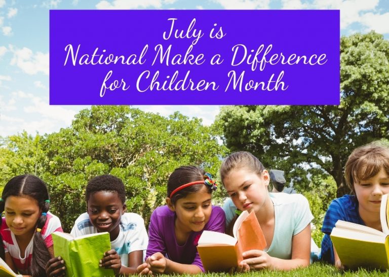 July is National Make a Difference to Children month - MDMH Roanoke